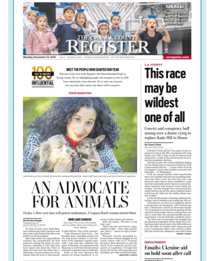 Spotlight on Judie Mancuso by OC Newspaper! - UNCHAINEDTV