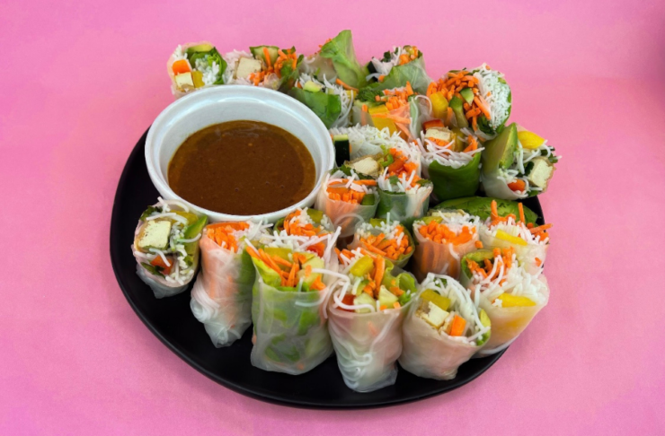Veggie Spring Rolls. Eat The Rainbow! - UNCHAINEDTV