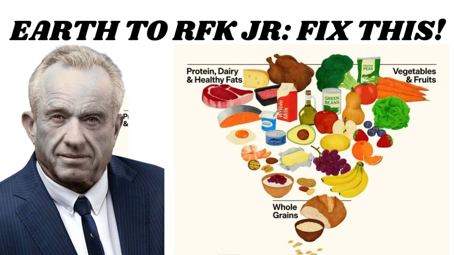 Legal Action Taken against RFK Jr.'s New, Meat-Heavy, U.S. Food Pyramid ...